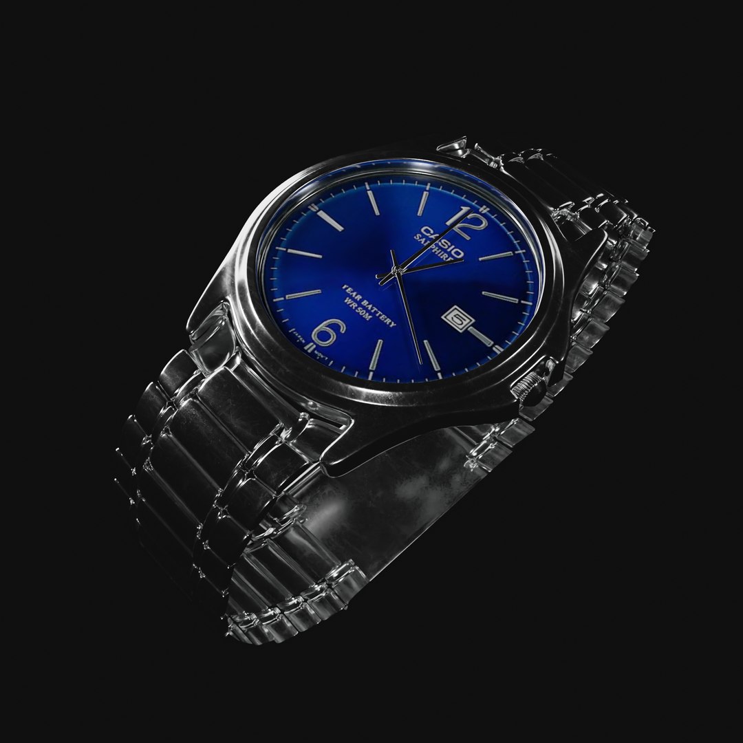 3d Casio Mtp 1239d 2a Model Turbosquid 2190988