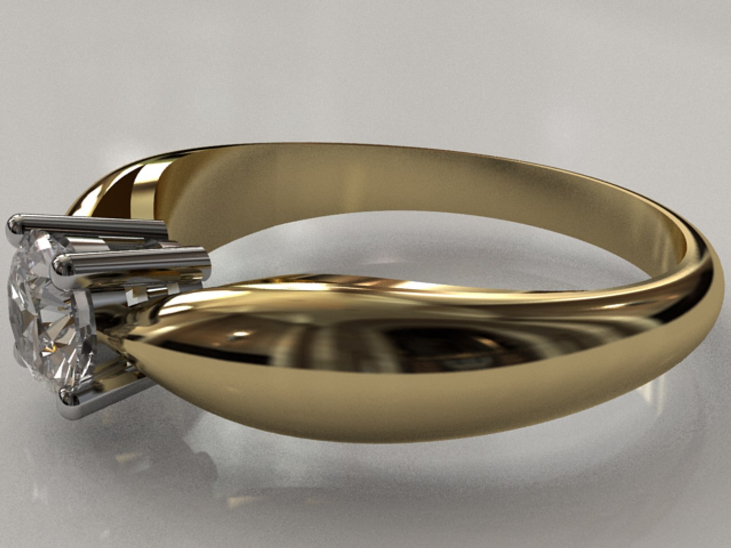 Engagement Ring 3D Model - TurboSquid 1302503