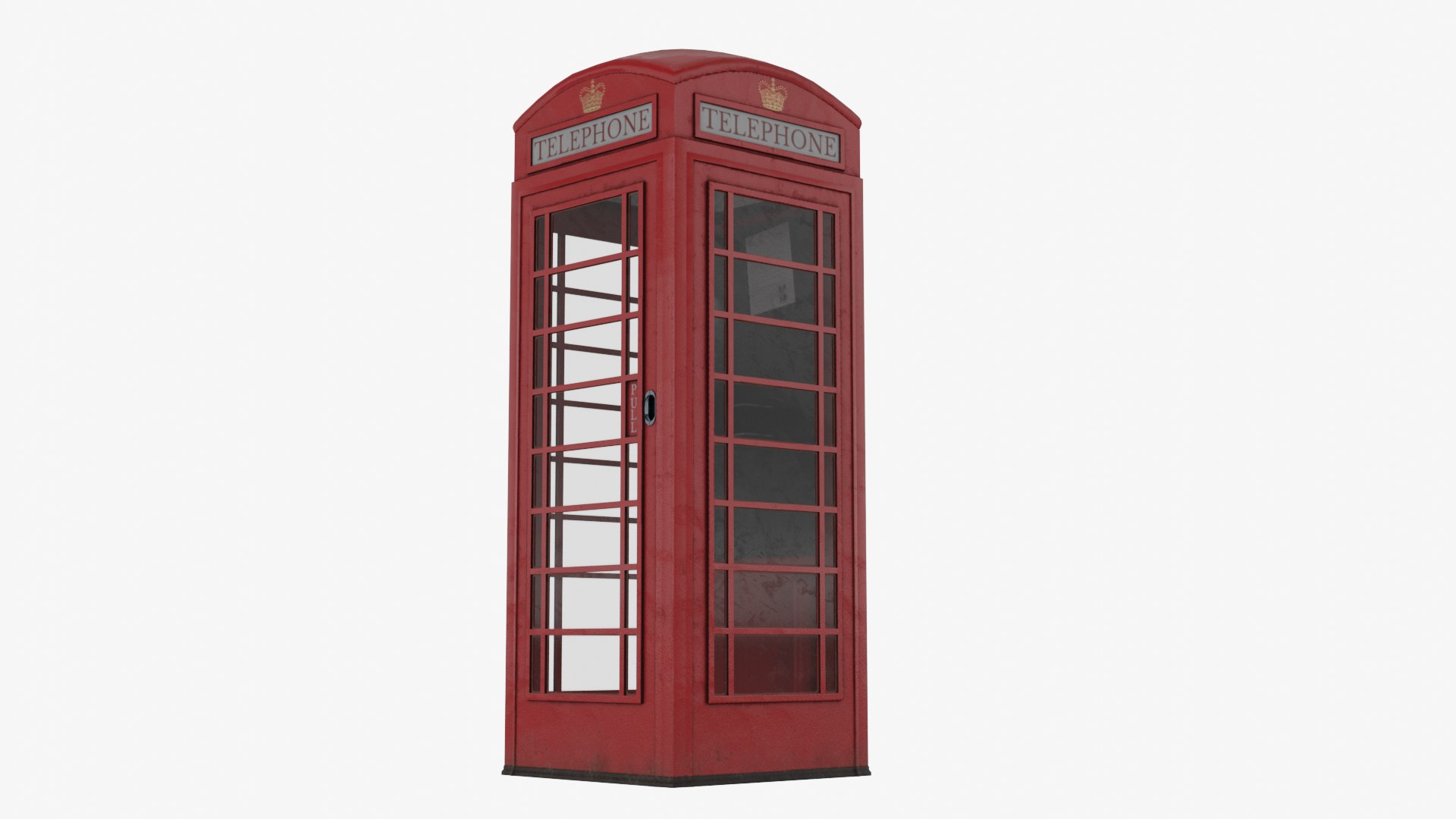 3D english phonebox - TurboSquid 1534634