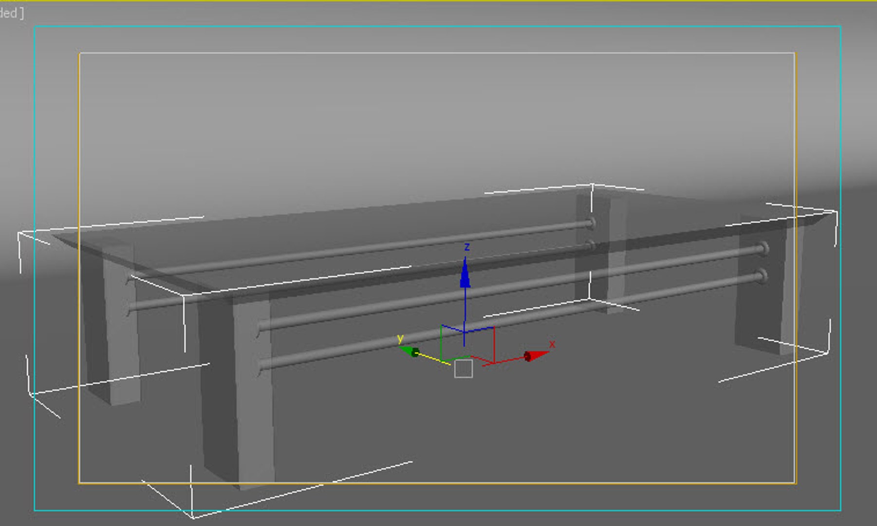Glass Table 3D Model - TurboSquid 1436610