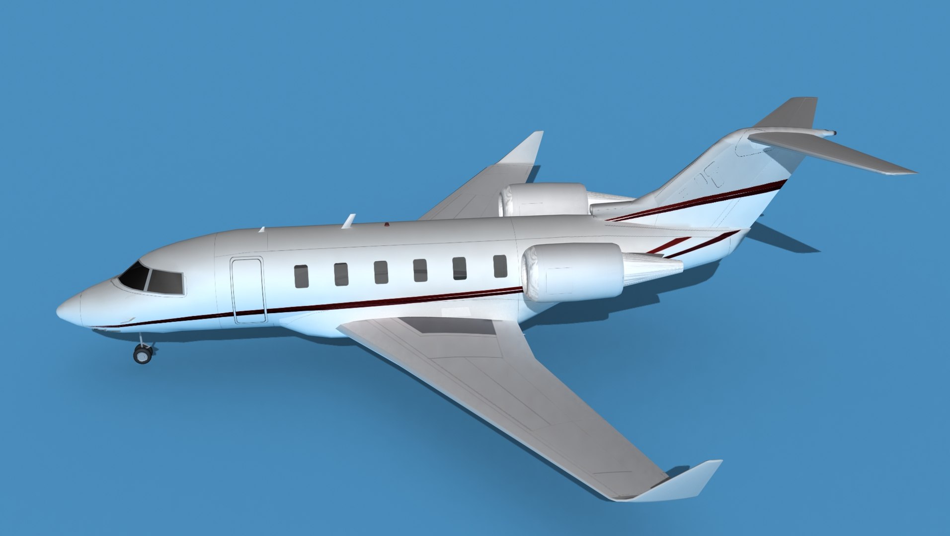 3D Bombardier CL604 Challenger V12 Model - TurboSquid 1913578