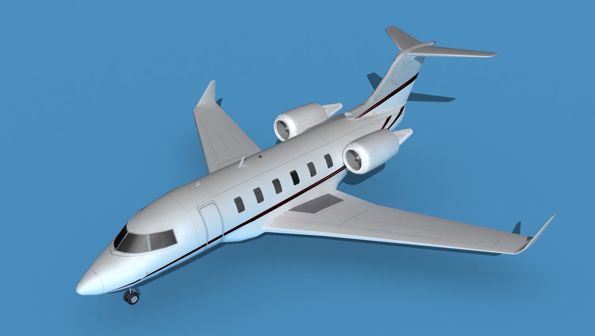 3D Bombardier CL604 Challenger V12 Model - TurboSquid 1913578