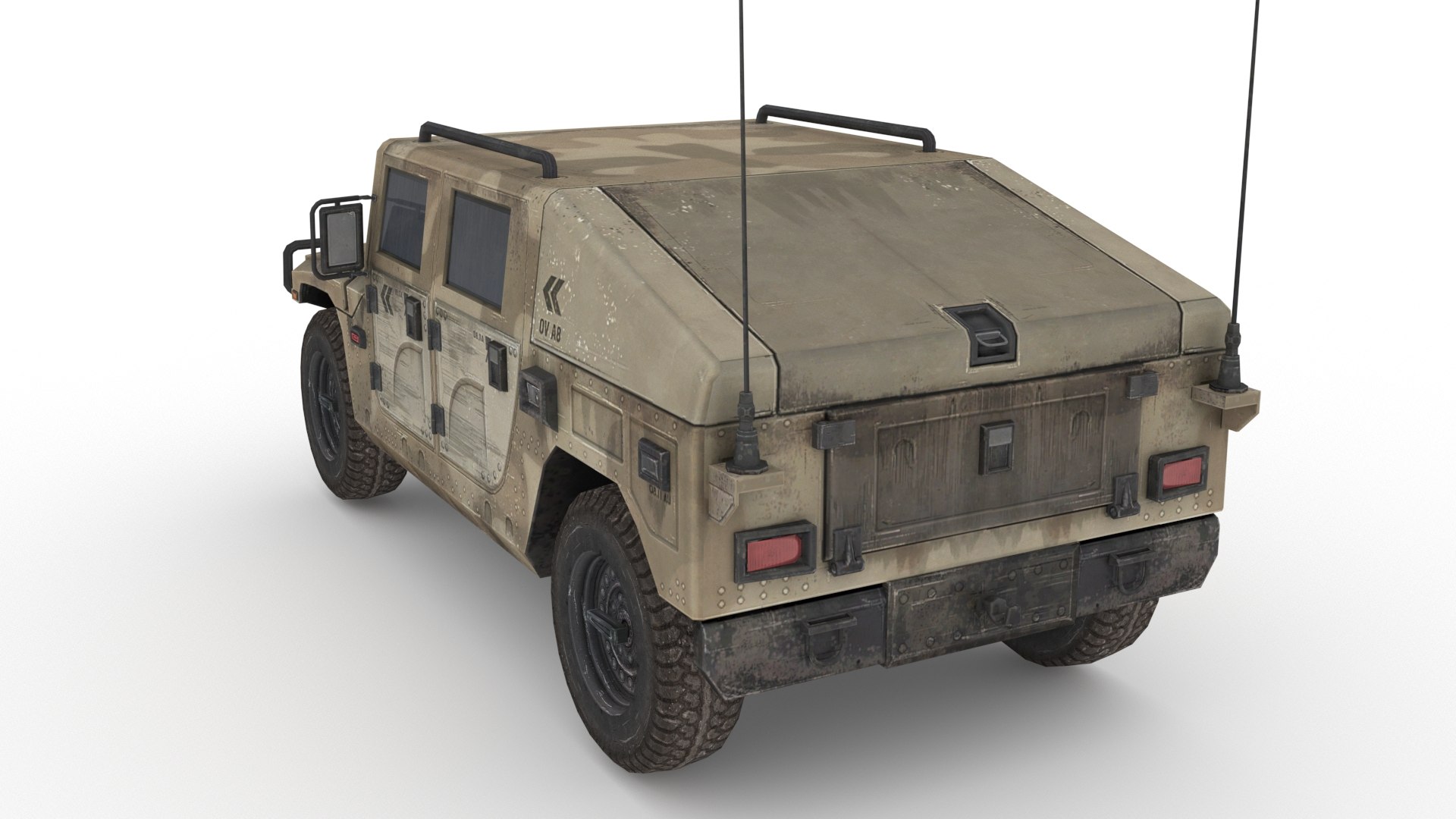 3D Hmmwv Humvee - TurboSquid 1688956
