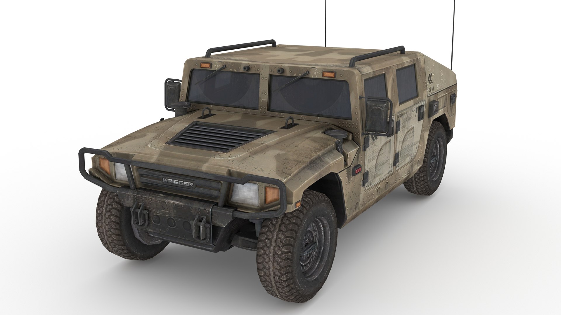 3D hmmwv humvee - TurboSquid 1688956