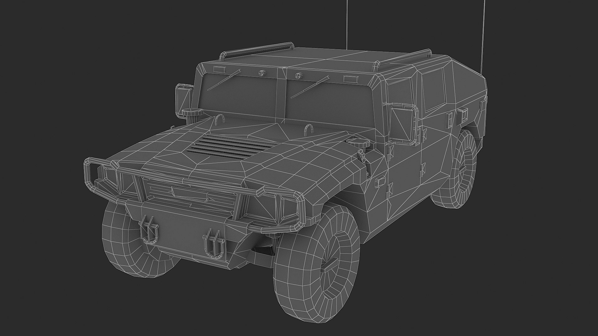 3D hmmwv humvee - TurboSquid 1688956