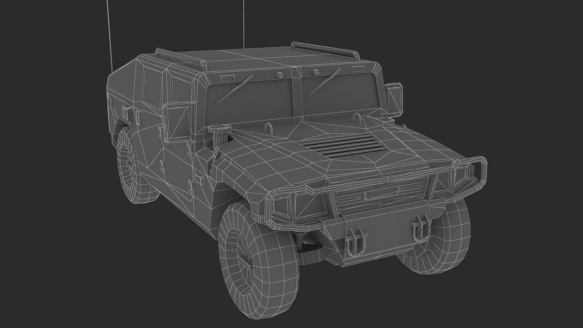 3D hmmwv humvee - TurboSquid 1688956
