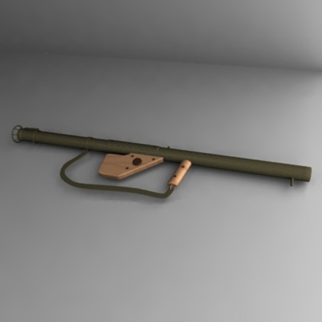 3d Model Of M1 Bazooka
