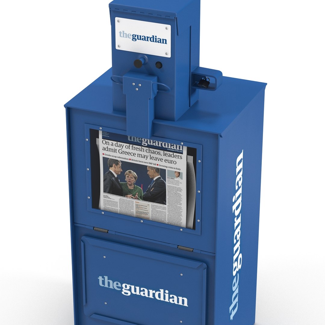 3d model newspaper boxes
