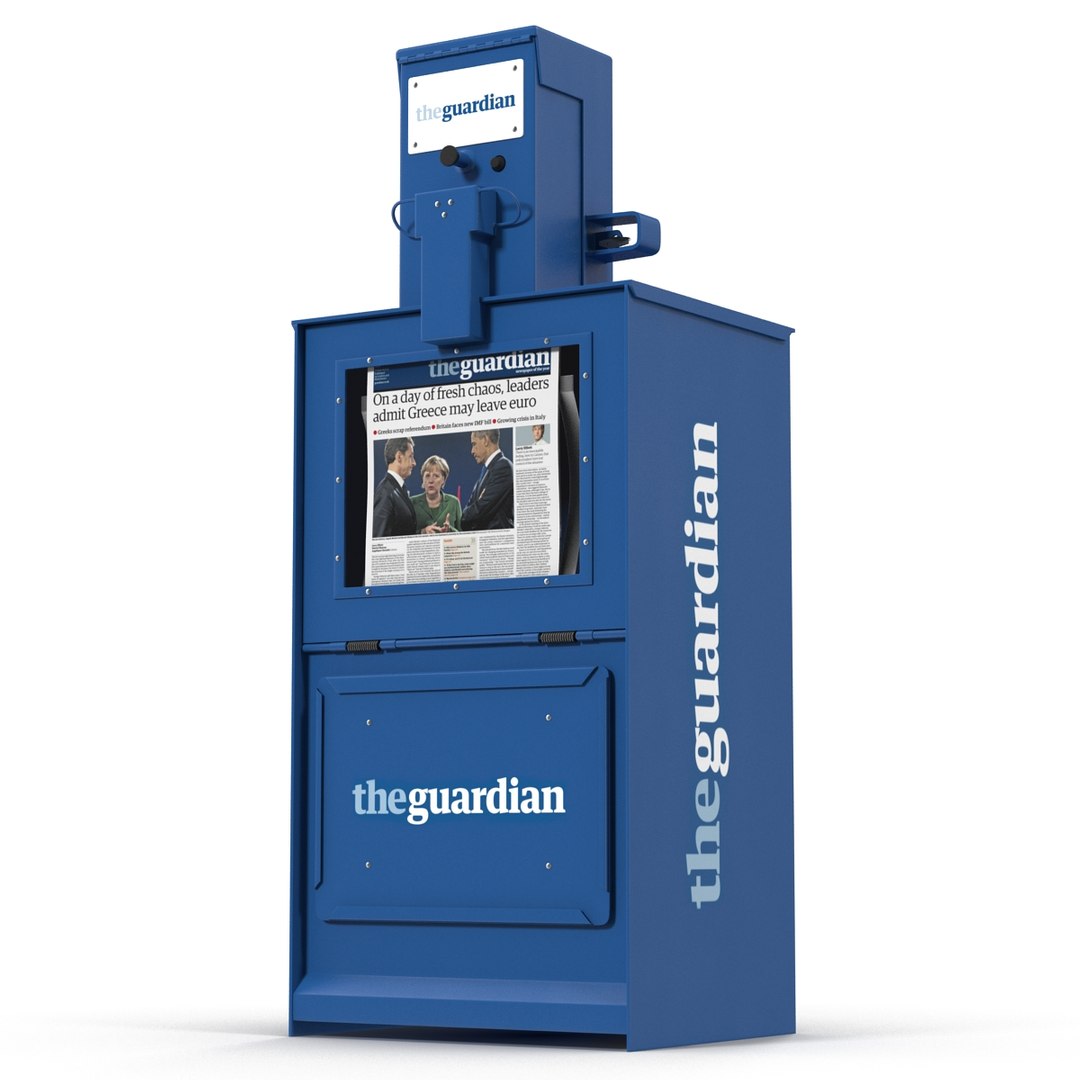 3d model newspaper boxes