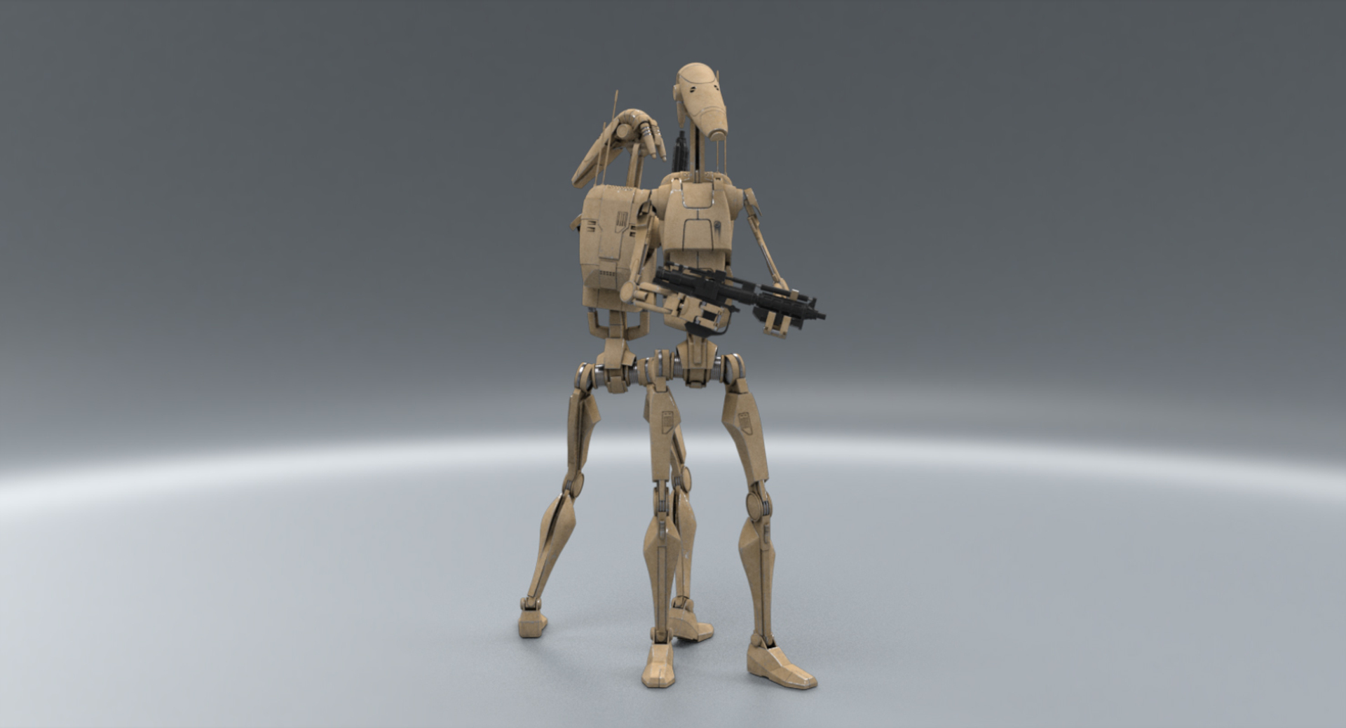 3D Model B1 Battle Droid Rifle - TurboSquid 1155291 3D Model B1 Battle Droid Rifle - TurboSquid 1155291