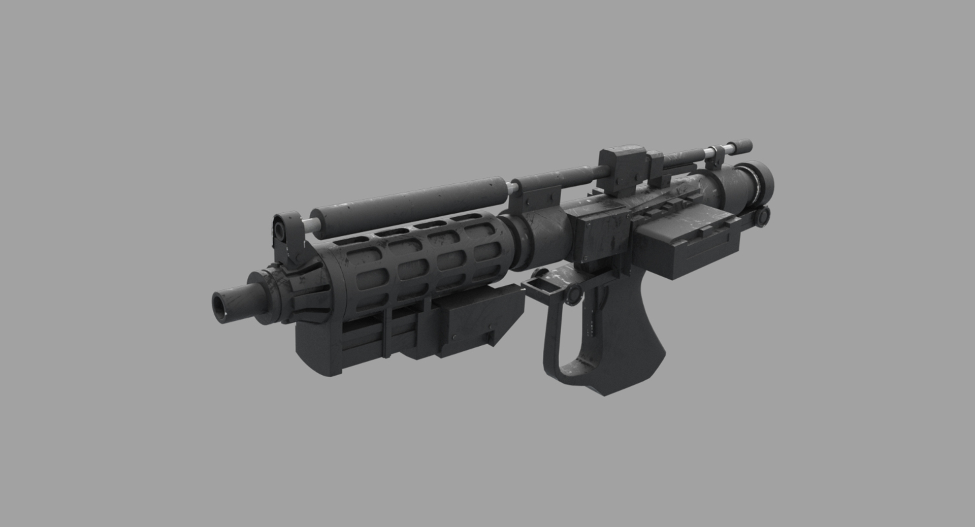 3D model b1 battle droid rifle - TurboSquid 1155291