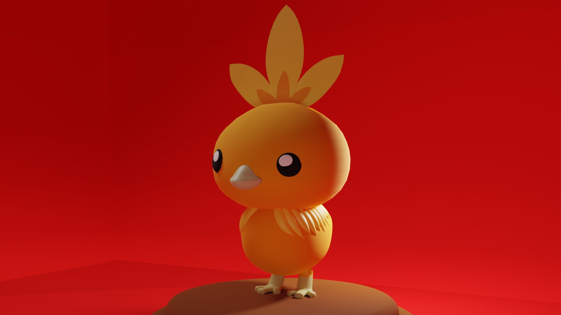 3D Torchic - Blender model - TurboSquid 2003530