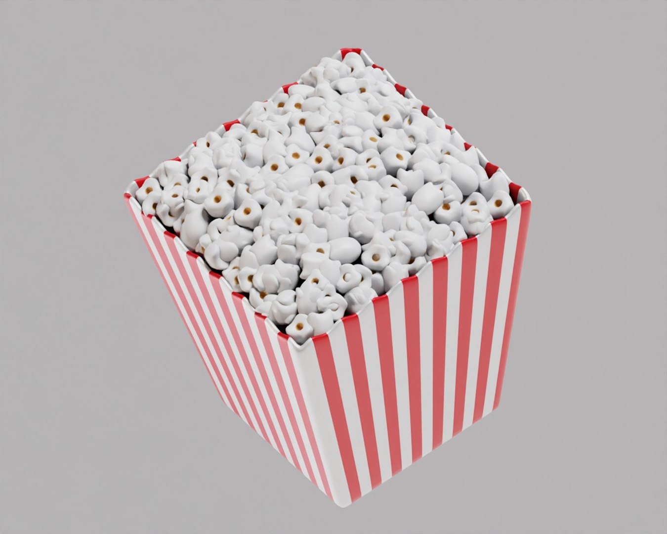 Popcorn Box 3D Model - TurboSquid 2304452