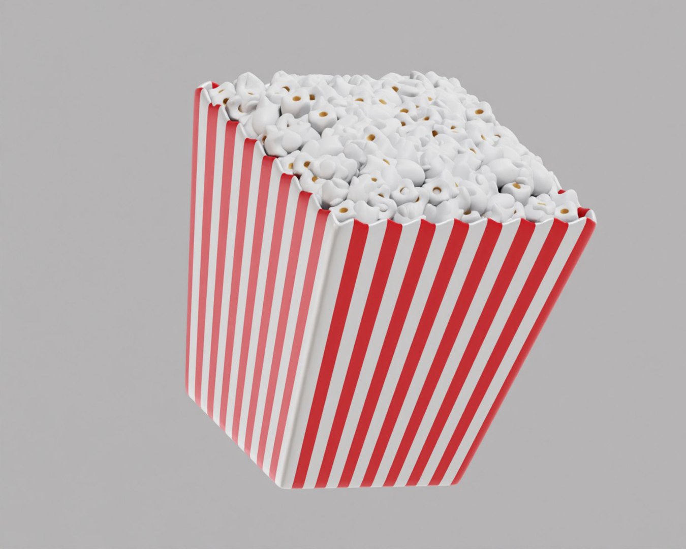 Popcorn Box 3D Model - TurboSquid 2304452
