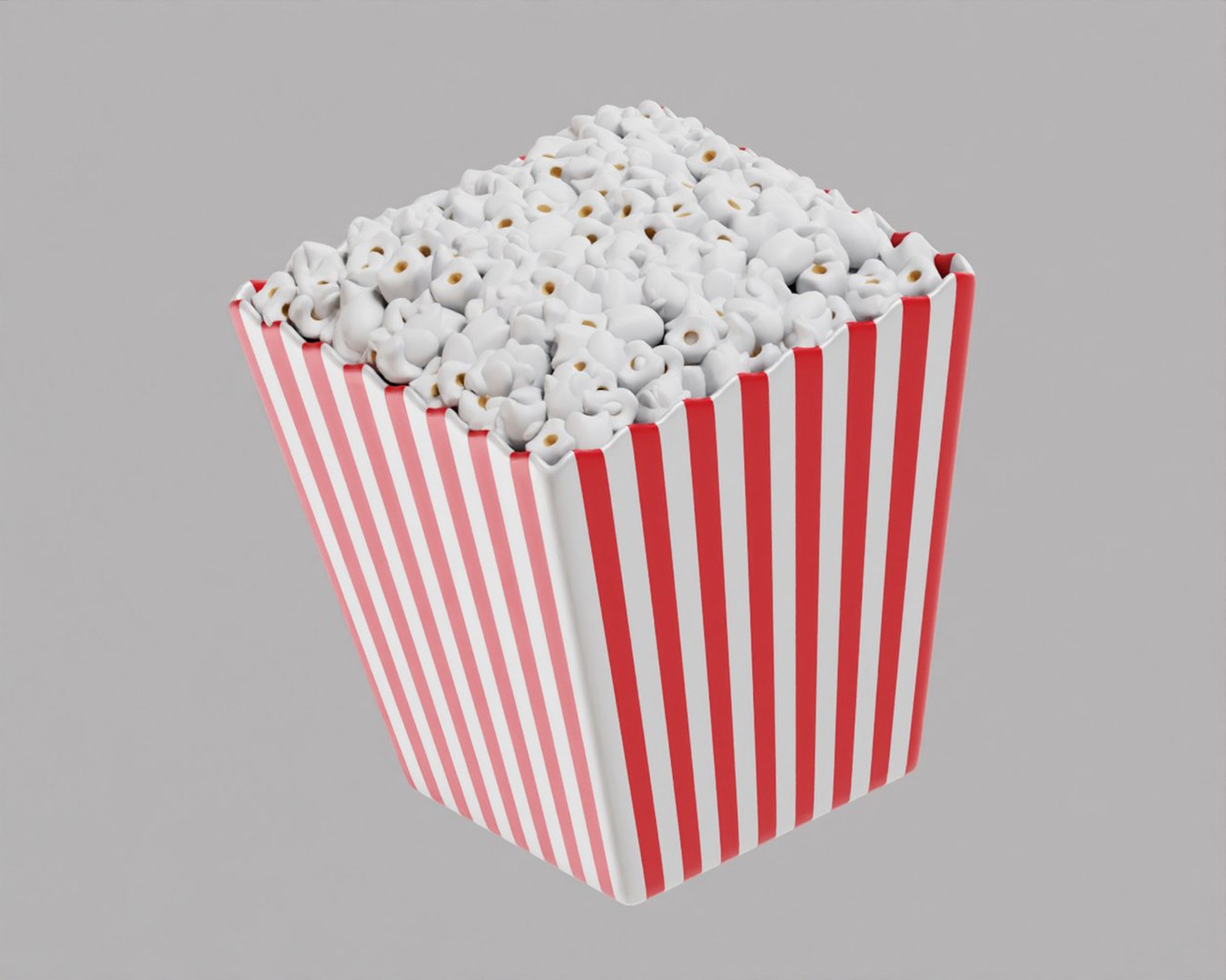 Popcorn Box 3D Model - TurboSquid 2304452