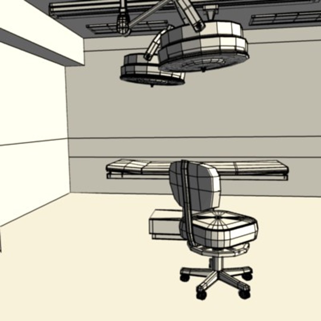 3d Surgery Room Model