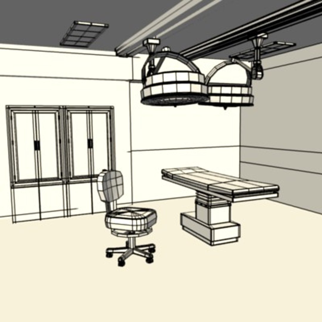 3d Surgery Room Model