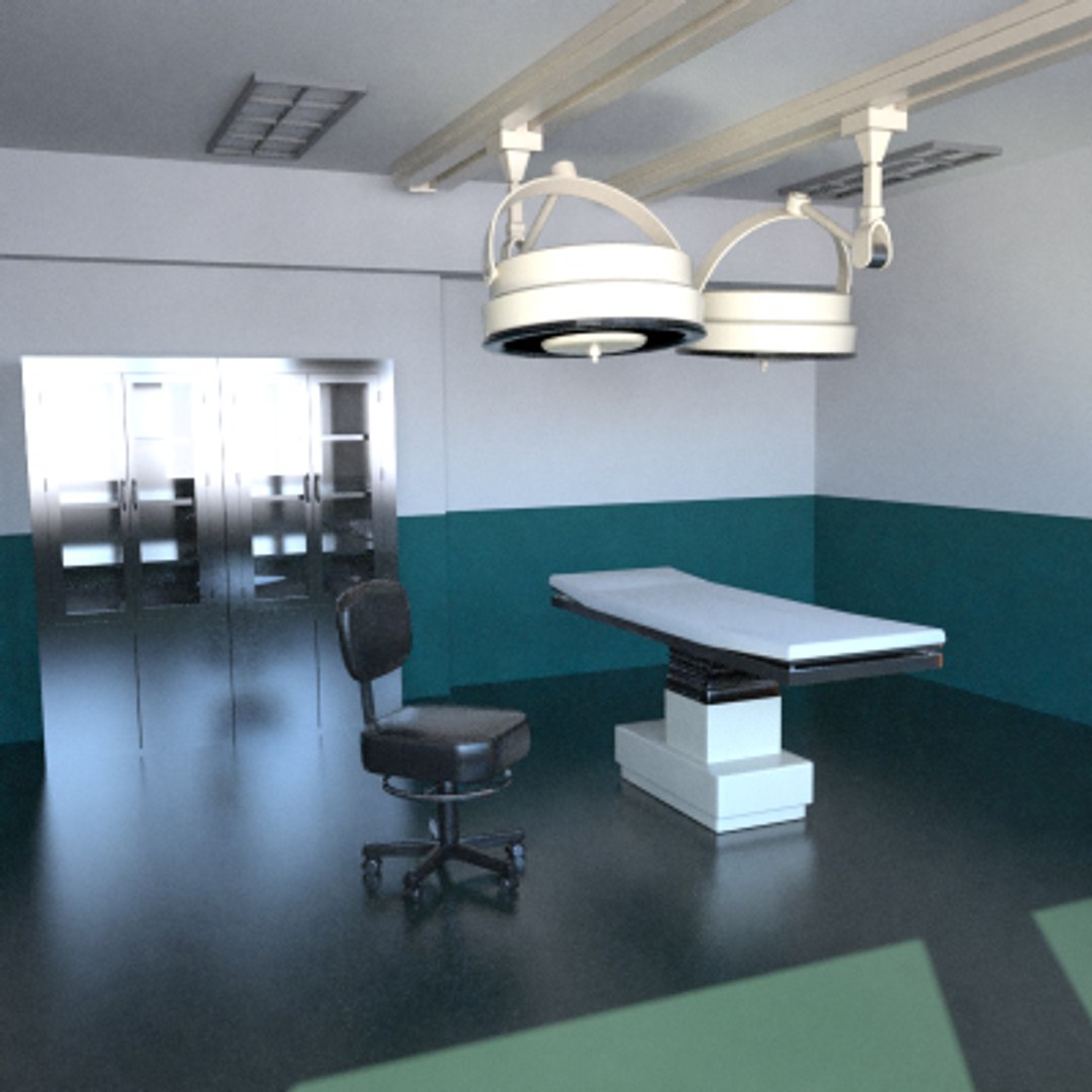3d Surgery Room Model