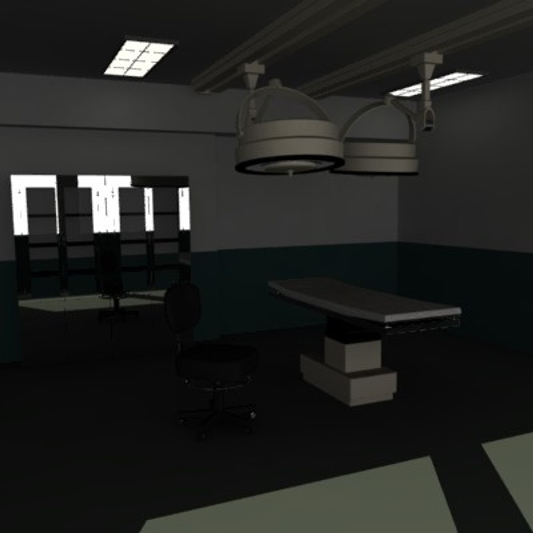 3d Surgery Room Model