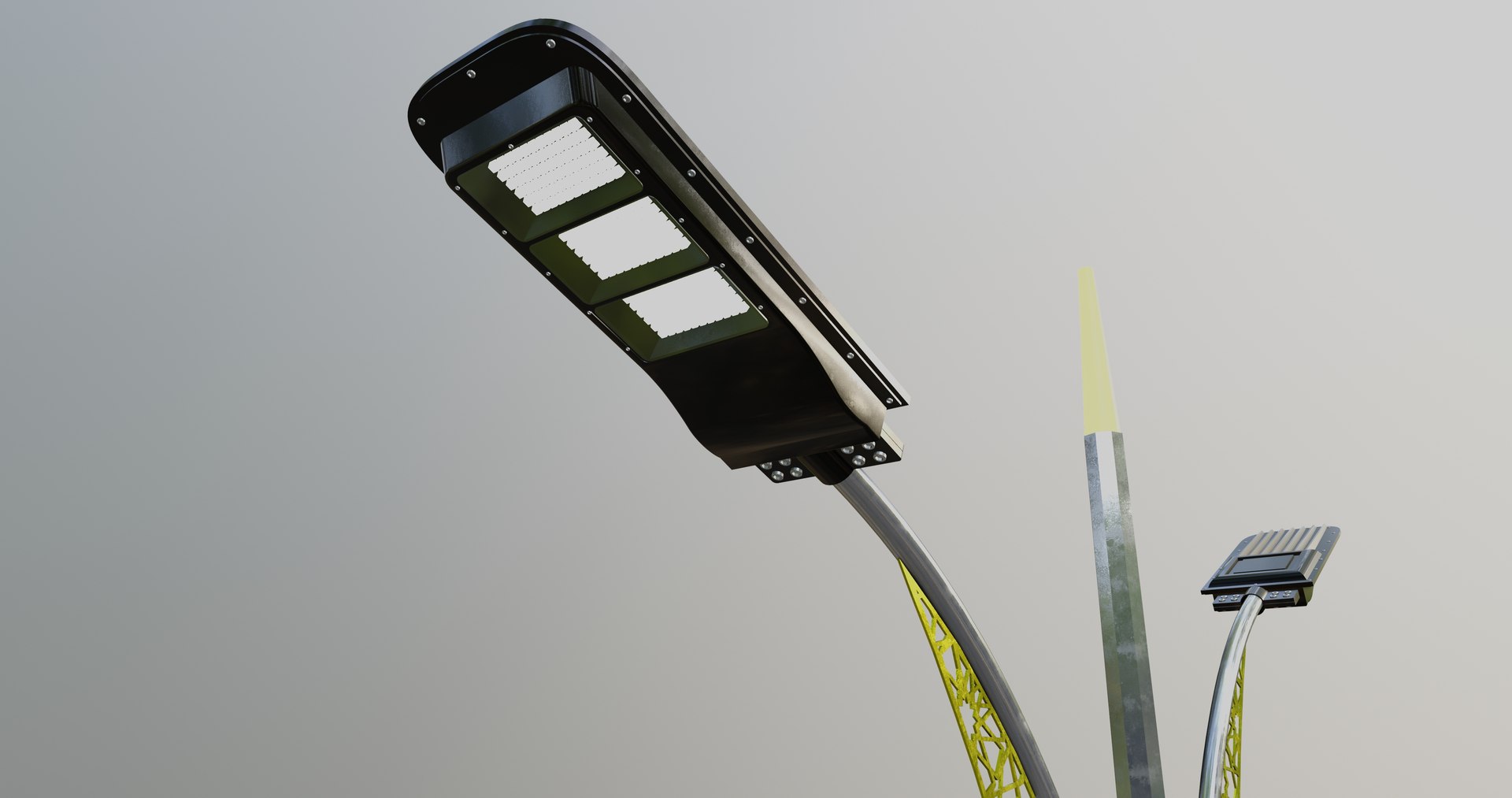 3D Decorative Lighting Pole Type-7 Model - TurboSquid 2080212