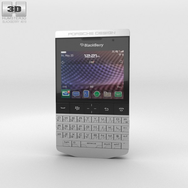 3D blackberry porsche design model - TurboSquid 1245664