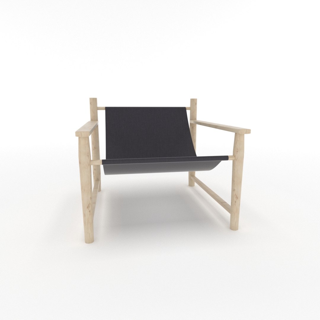 Fabric chair 3D model - TurboSquid 1406542