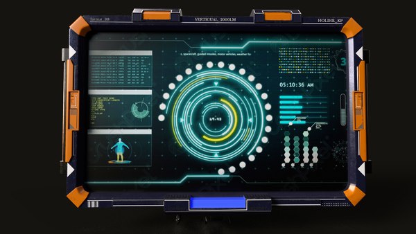 3D control panel screen vol 02 model - TurboSquid 1874155
