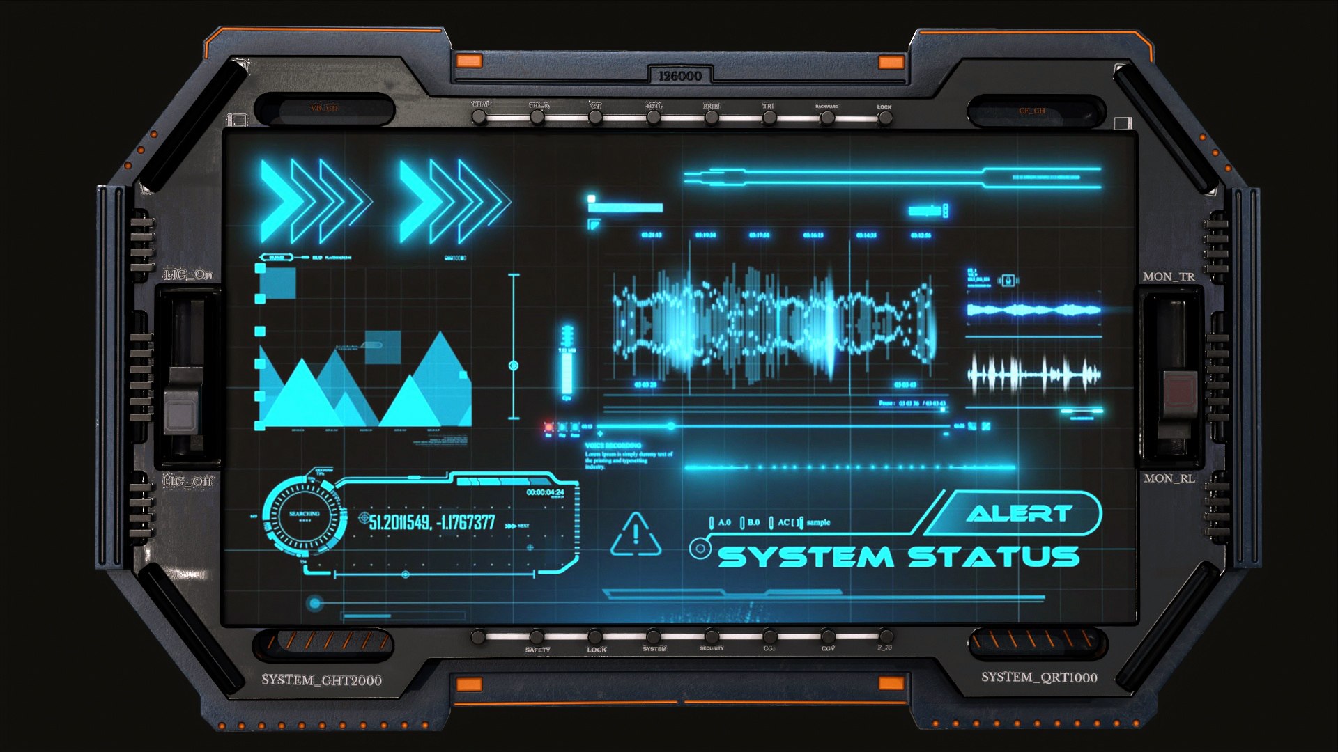 3D Control Panel Screen Vol 02 Model - TurboSquid 1874155
