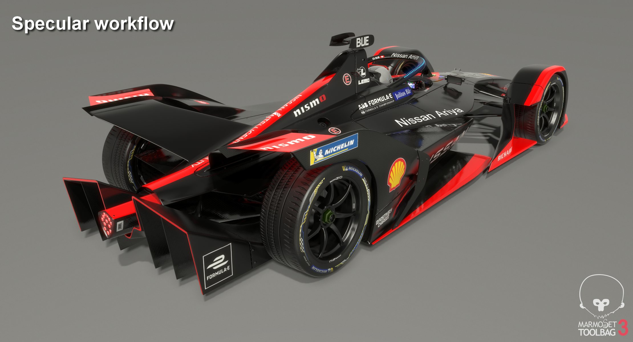 3D 2 formula e model - TurboSquid 1678165