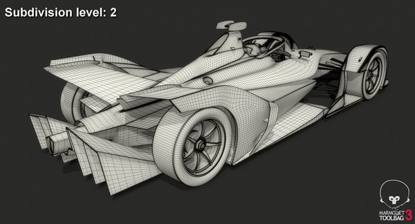 3D 2 formula e model - TurboSquid 1678165