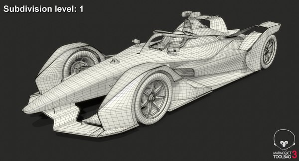 3D 2 formula e model - TurboSquid 1678165