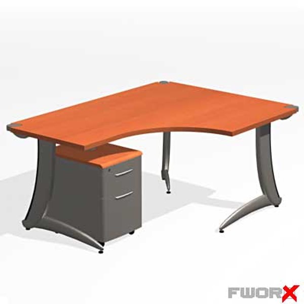 desk office 3d model