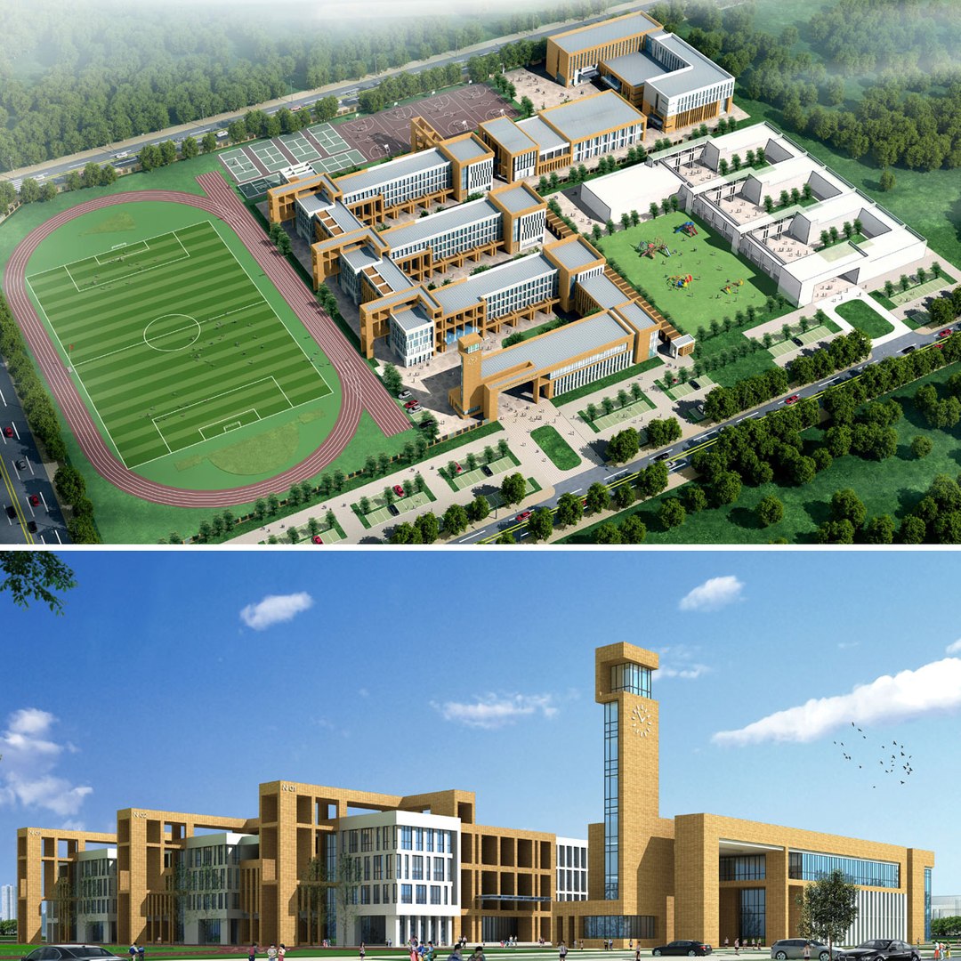 3d Model School