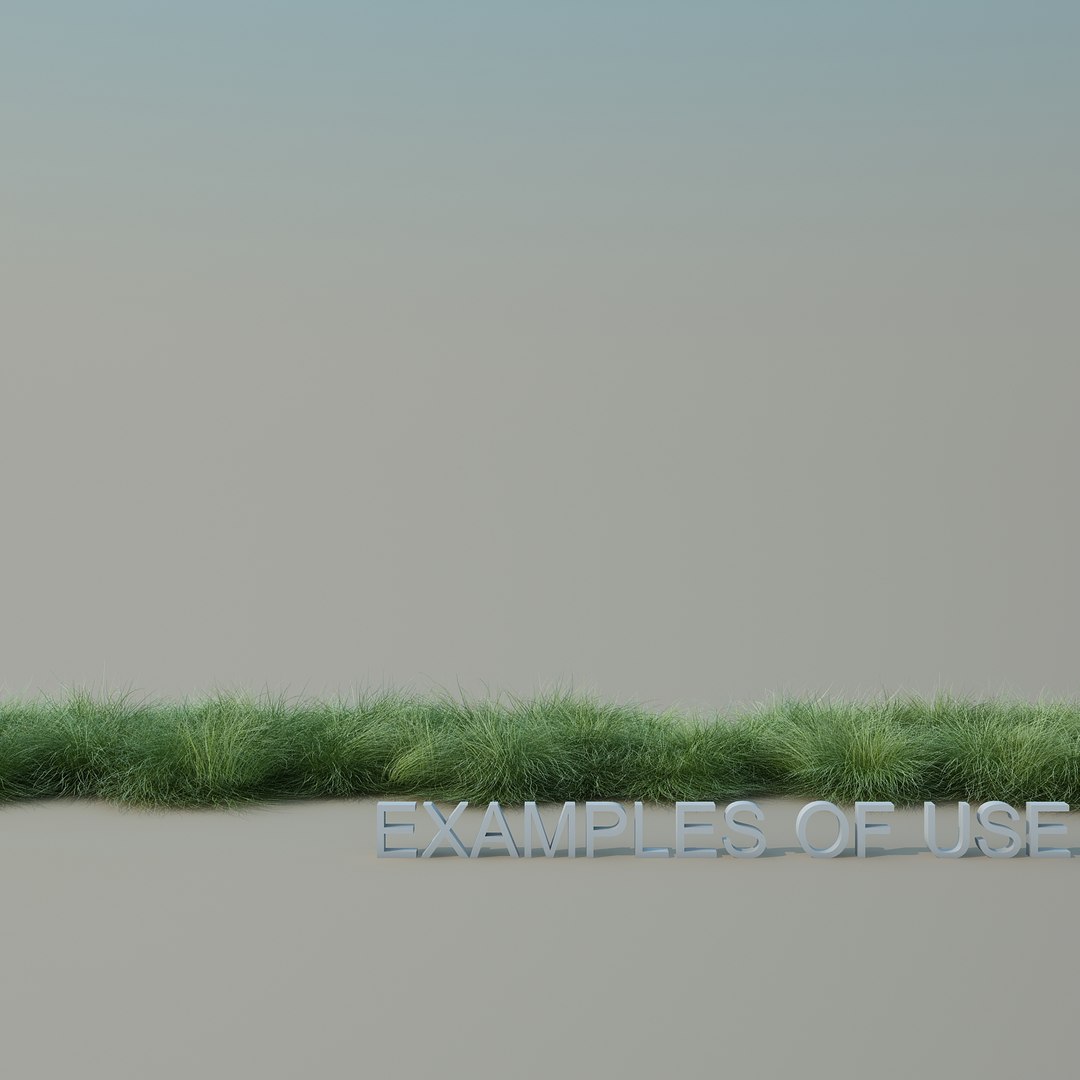 3 Grass Model - TurboSquid 1325100