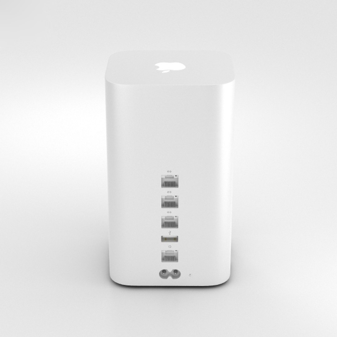 Apple airport extreme 3D model - TurboSquid 1311984
