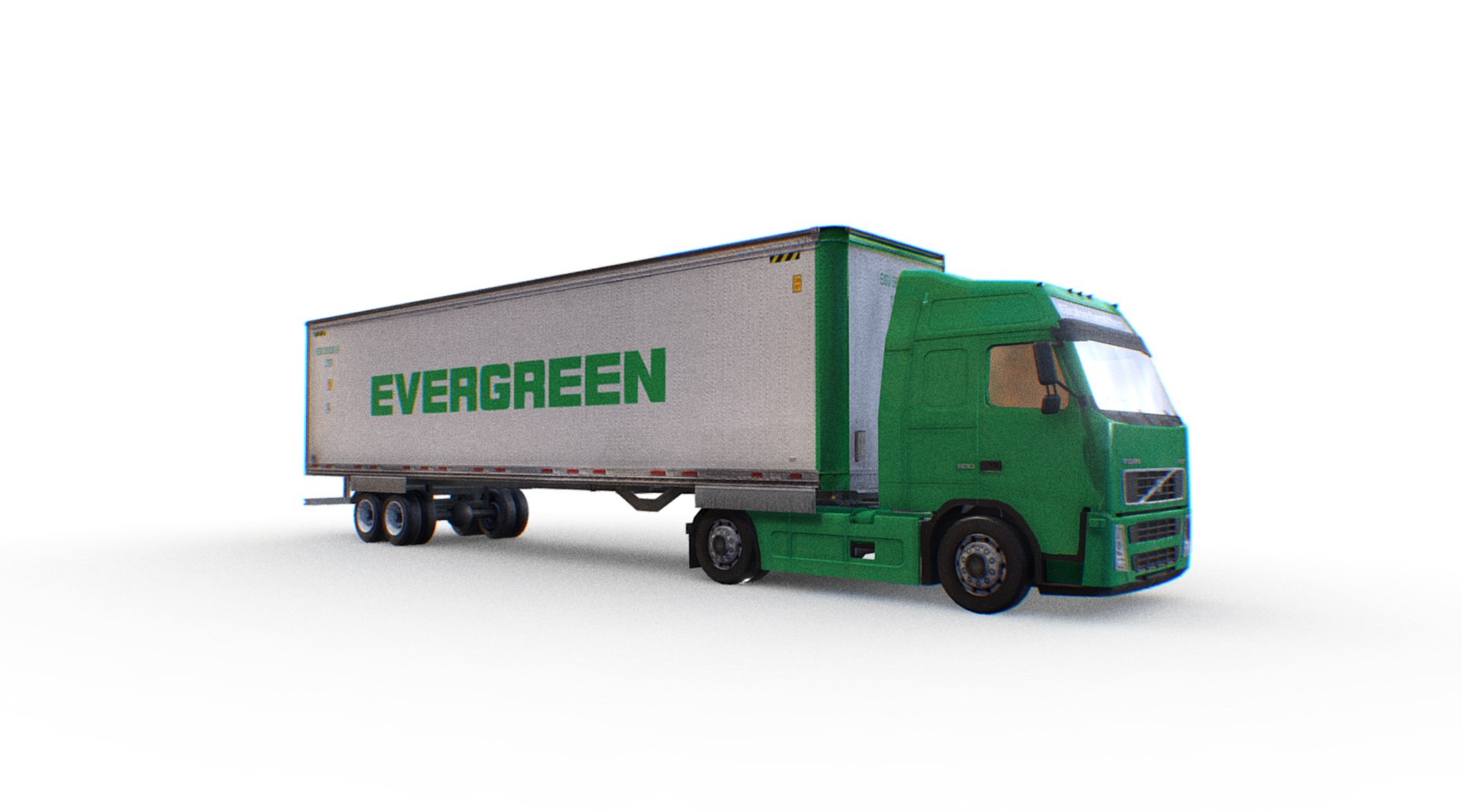 Volvo FH 12 Evergreen Truck 3D - TurboSquid 2097811