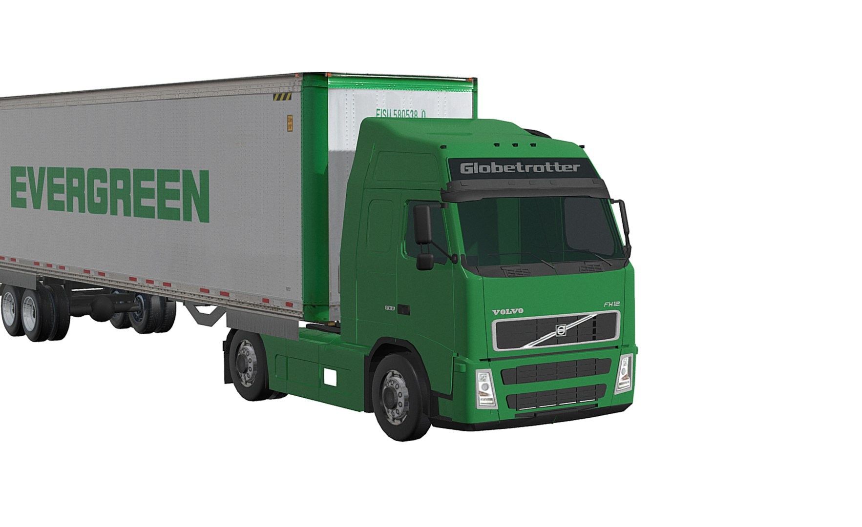 Volvo FH 12 Evergreen Truck 3D - TurboSquid 2097811