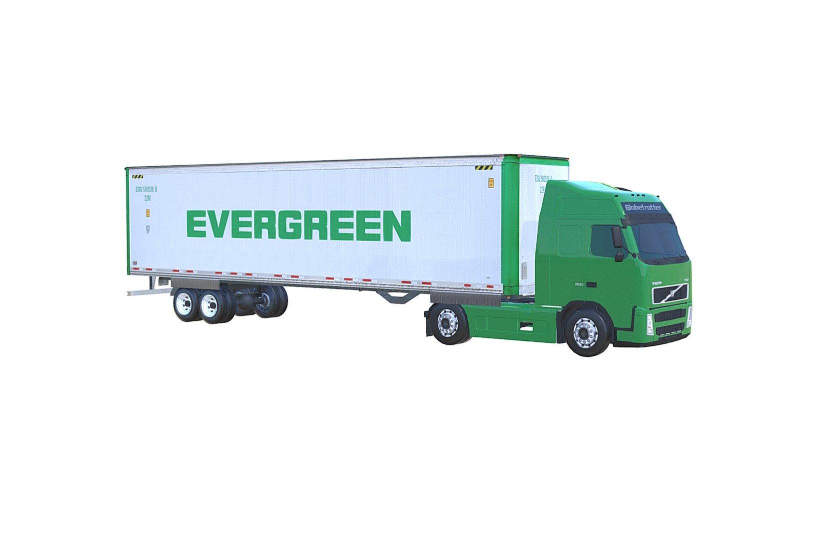 Volvo FH 12 Evergreen Truck 3D - TurboSquid 2097811