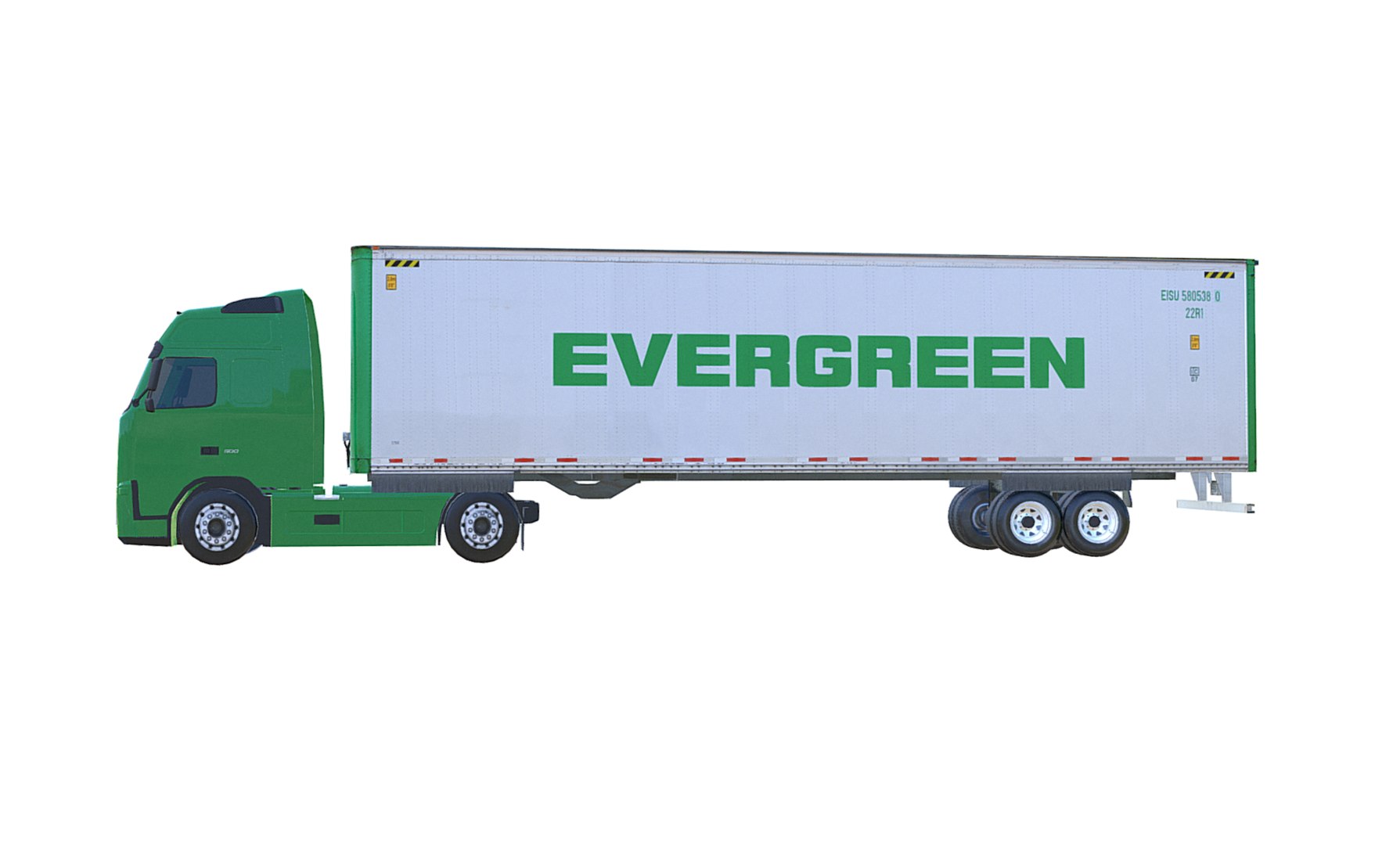 Volvo FH 12 Evergreen Truck 3D - TurboSquid 2097811