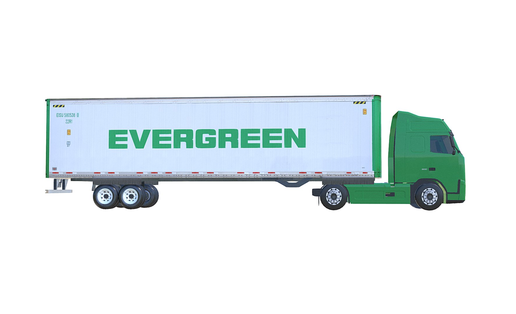 Volvo FH 12 Evergreen Truck 3D - TurboSquid 2097811