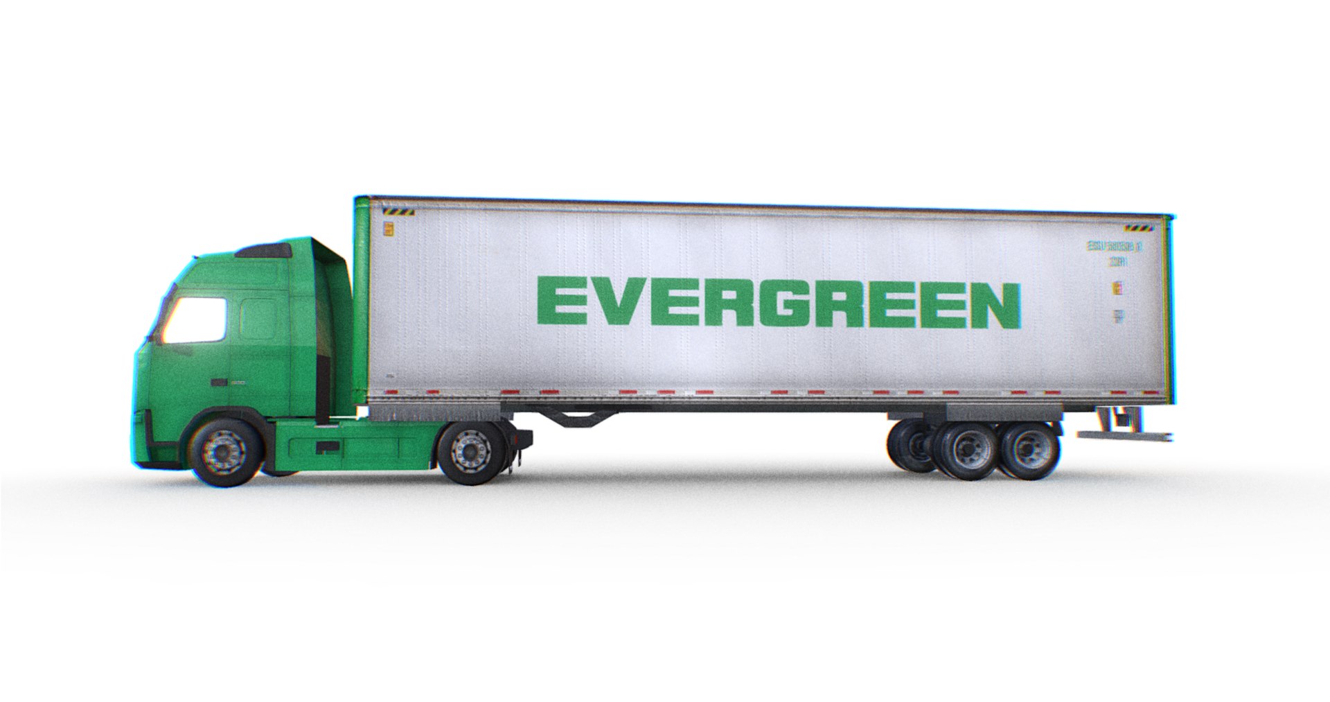 modelo 3d Volvo FH 12 Evergreen Truck - TurboSquid 2097811