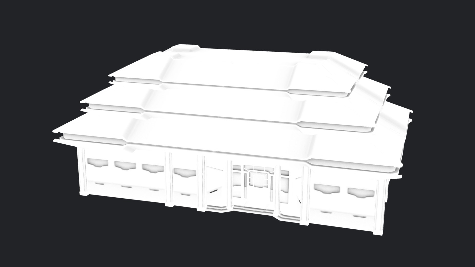 Zen Future Town House 1 3D Model - TurboSquid 1498807