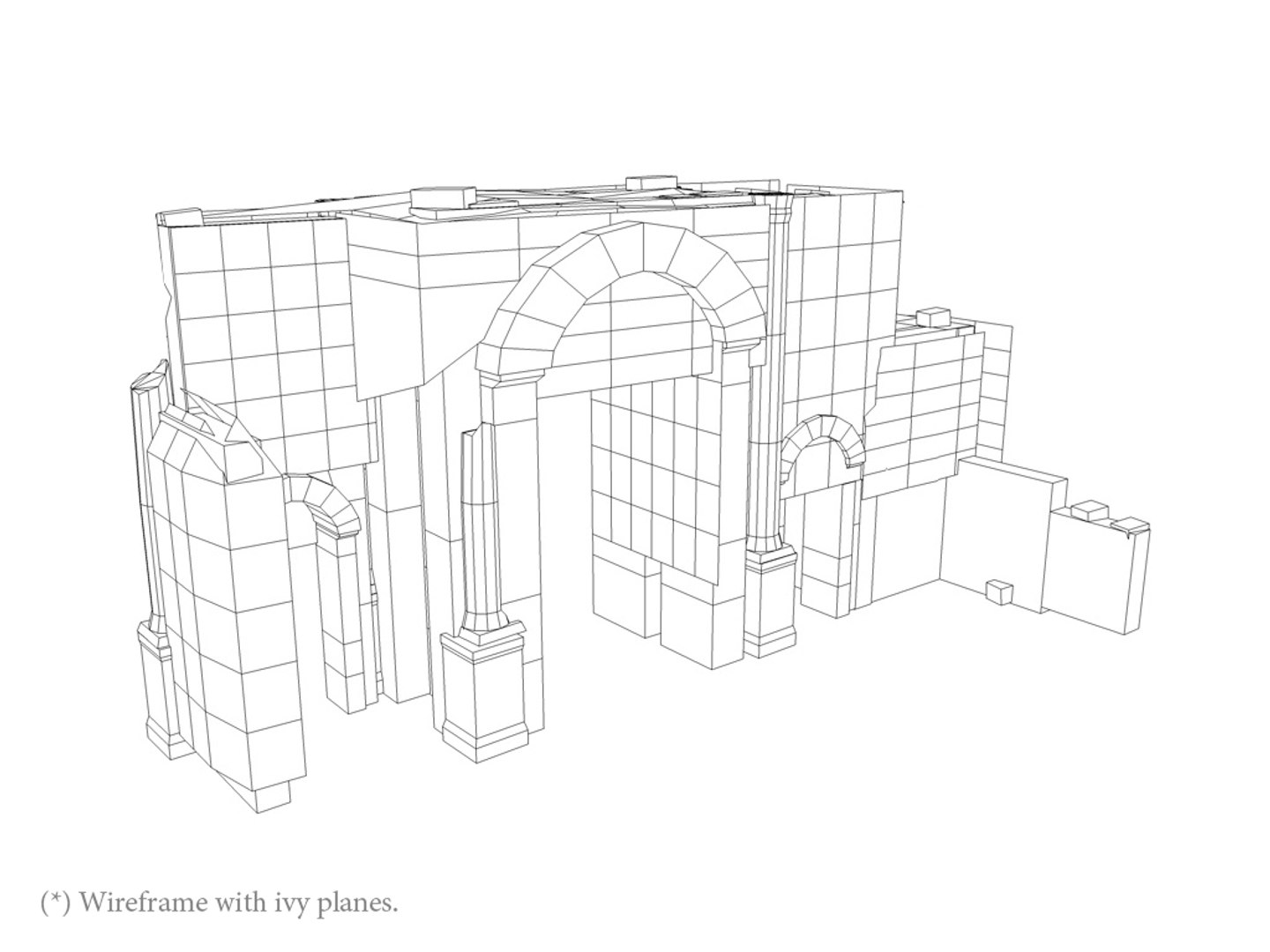3D Jungle Ruins Gate - TurboSquid 1180094