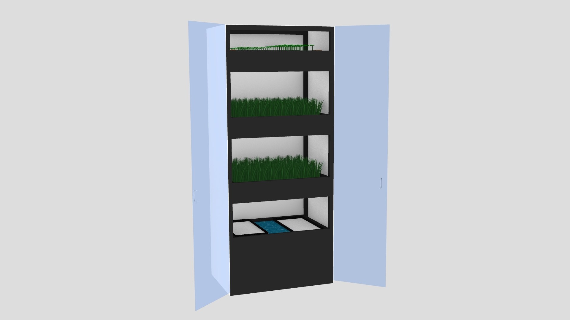Hydroponic Aquaponic vertical system 3D model - TurboSquid 2044082