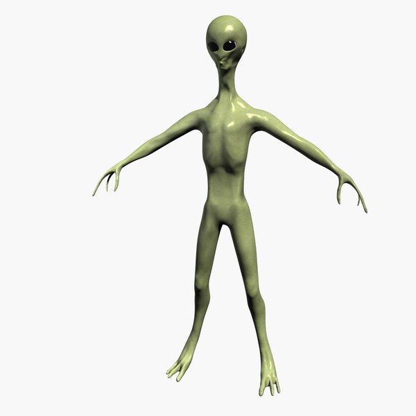modelo 3d Alien realista - TurboSquid 660786