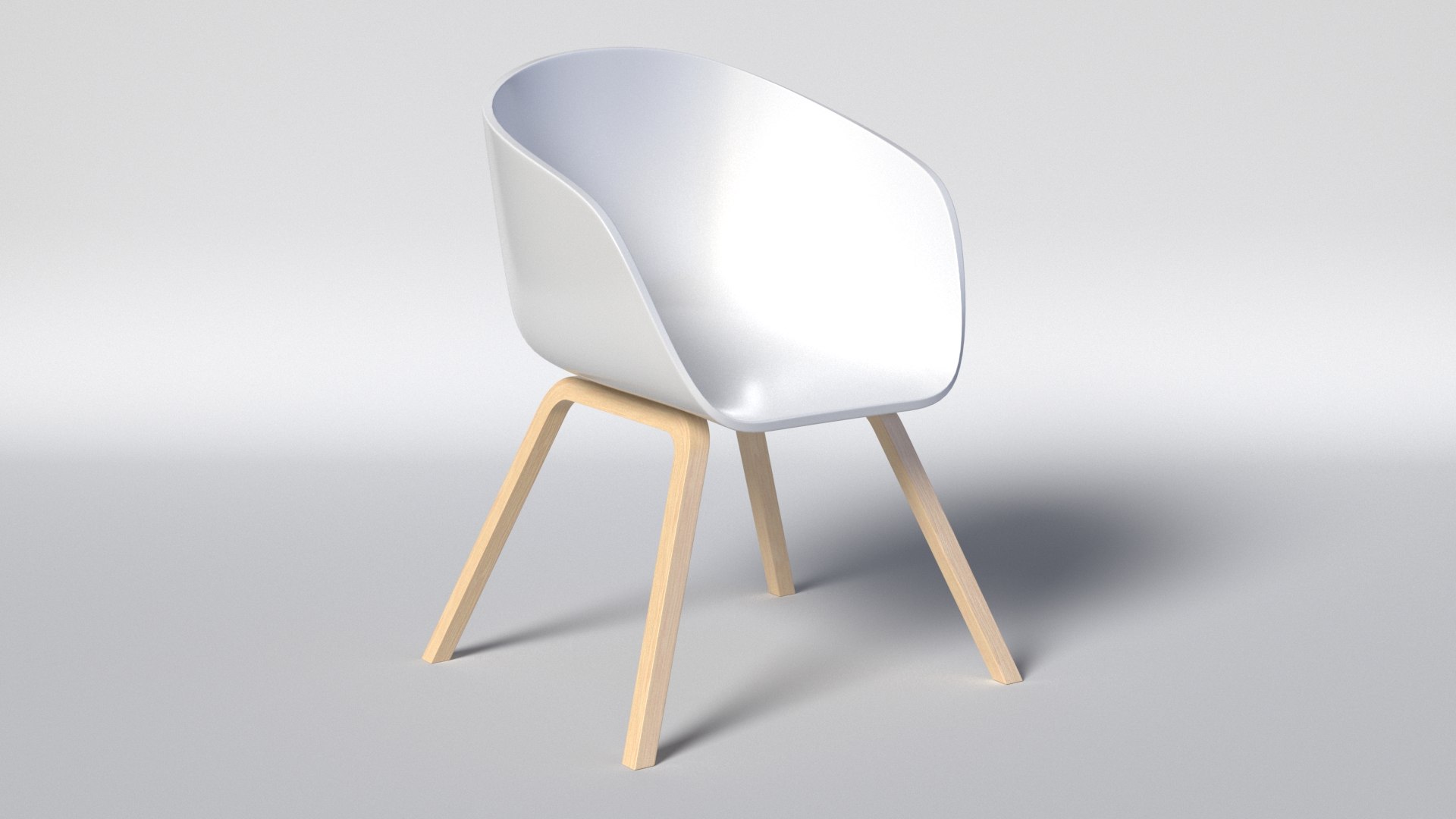 3D Chair Aac22 Model - TurboSquid 1557211