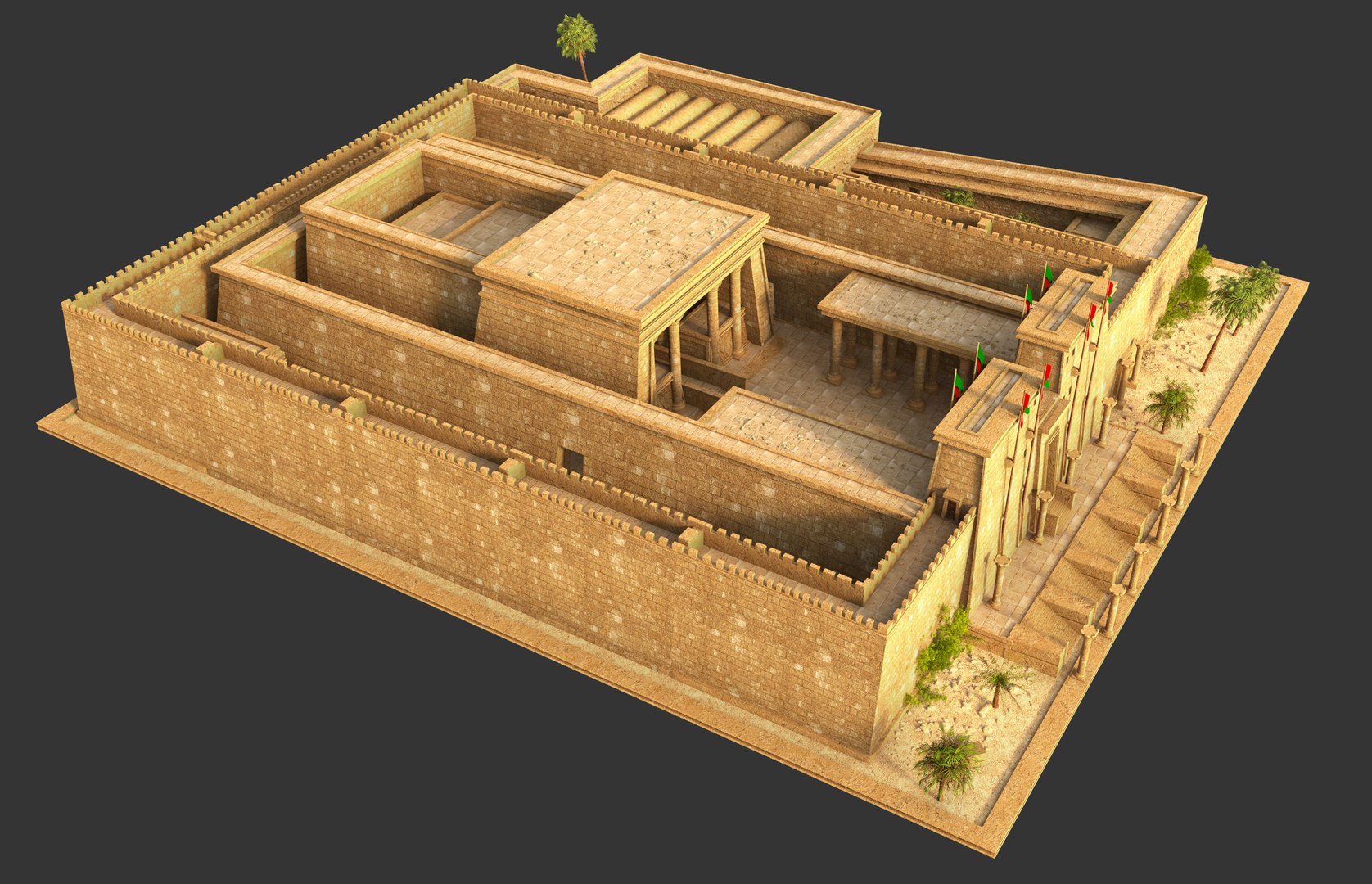 3D Temple Of Kalabsha Model - TurboSquid 2328522