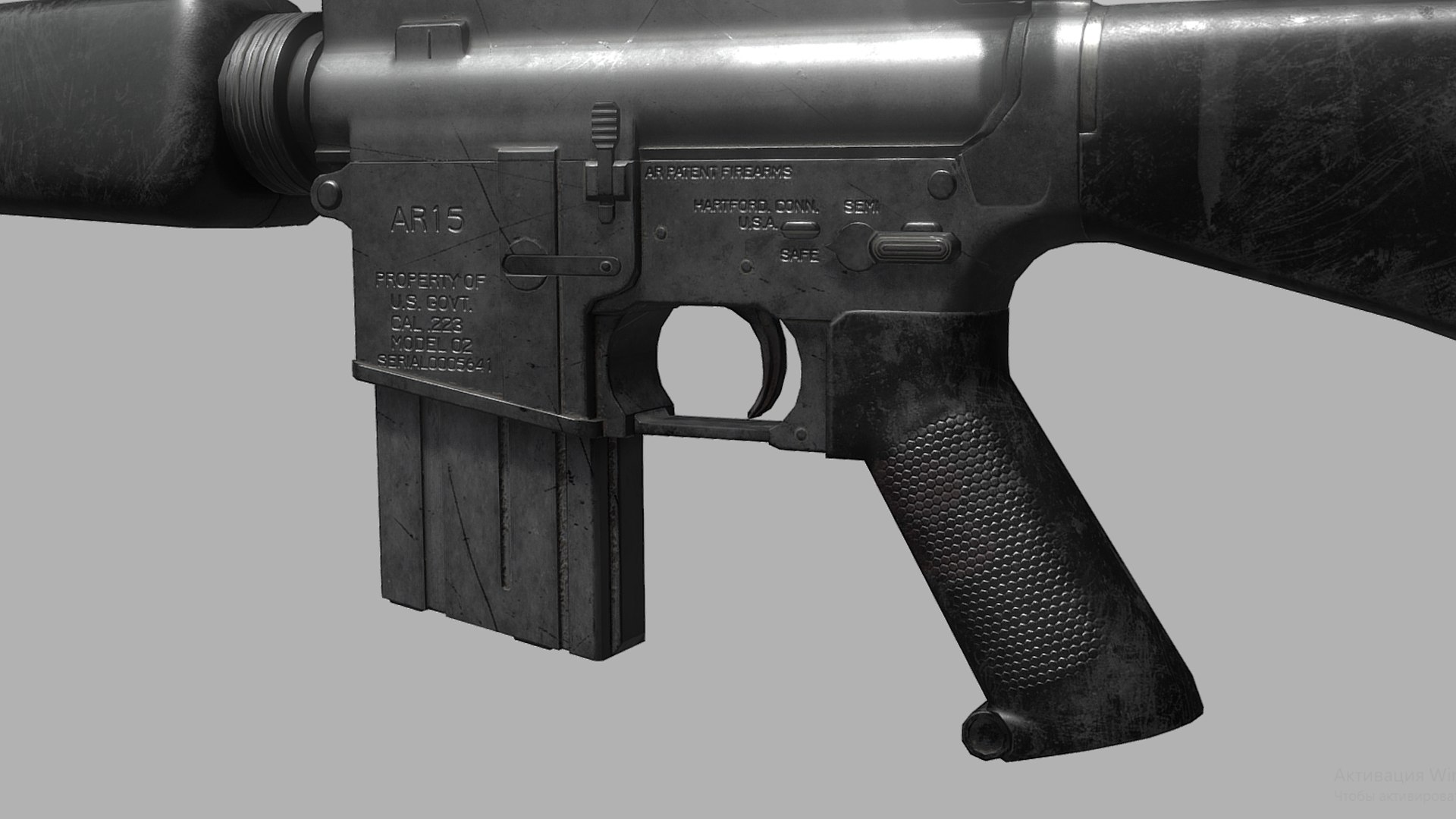 3D Model Colt Armalite Ar-15 602 - TurboSquid 1232955