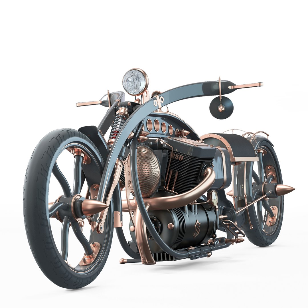 Vehicle Motorcycle Moto 3D Model - TurboSquid 1684522