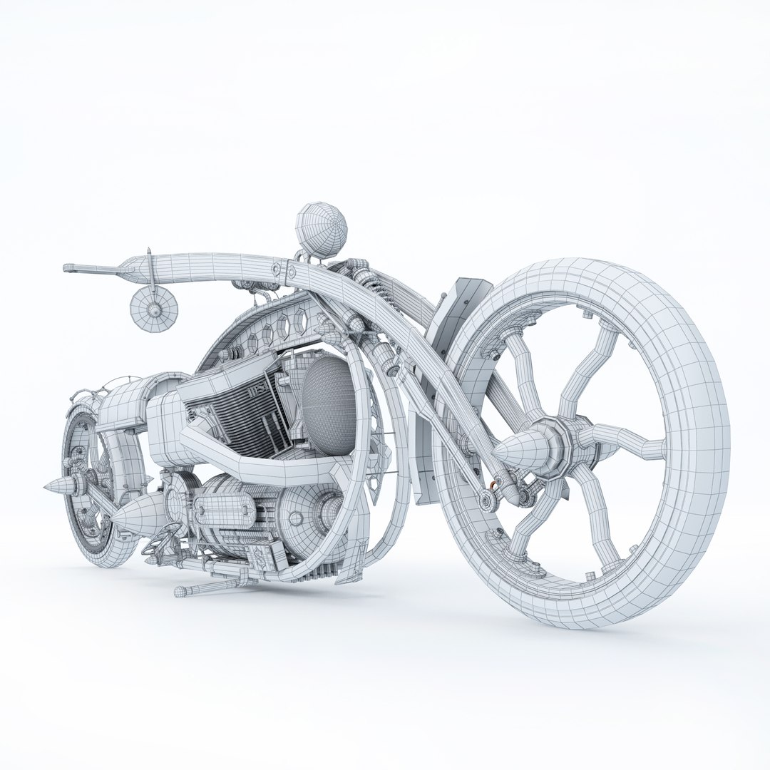 Vehicle Motorcycle Moto 3D Model - TurboSquid 1684522